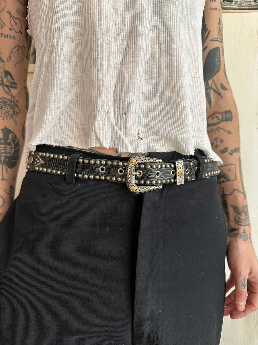 Vintage Western Studded Belt (30" - 34") – Handbook