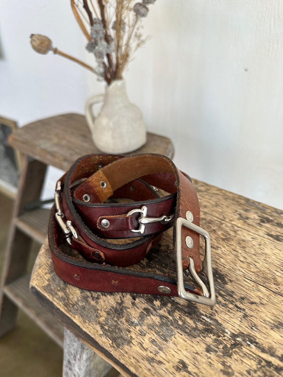 Horse Bit Leather Belt (29" - 34") – Handbook